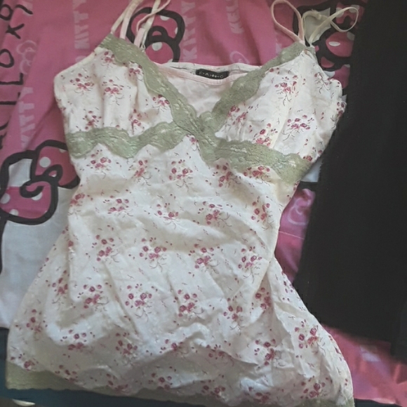 FANG | Tops | Kawaii Lace Y2k Gyaru Shirt | Poshmark